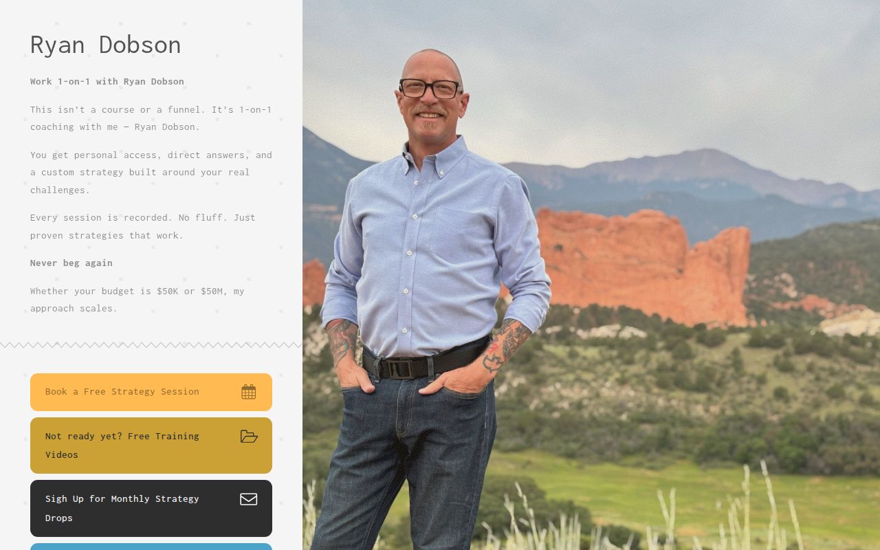 Coaching With Ryan Dobson